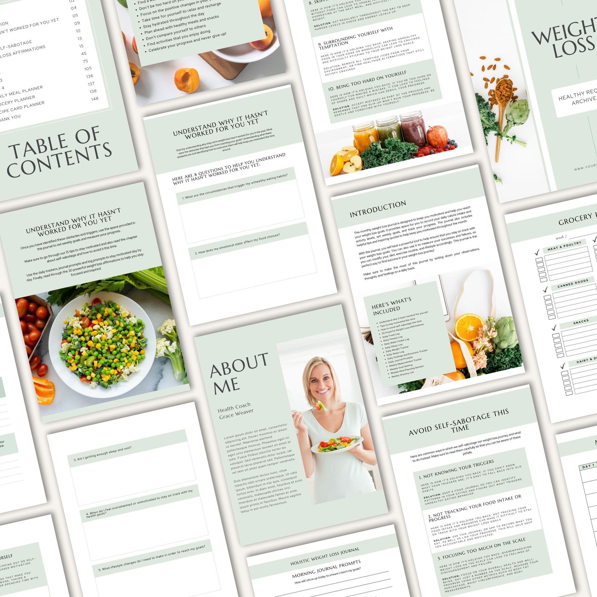 Health Coaching Program Template, Nutrition Coach, Nutritionist ...