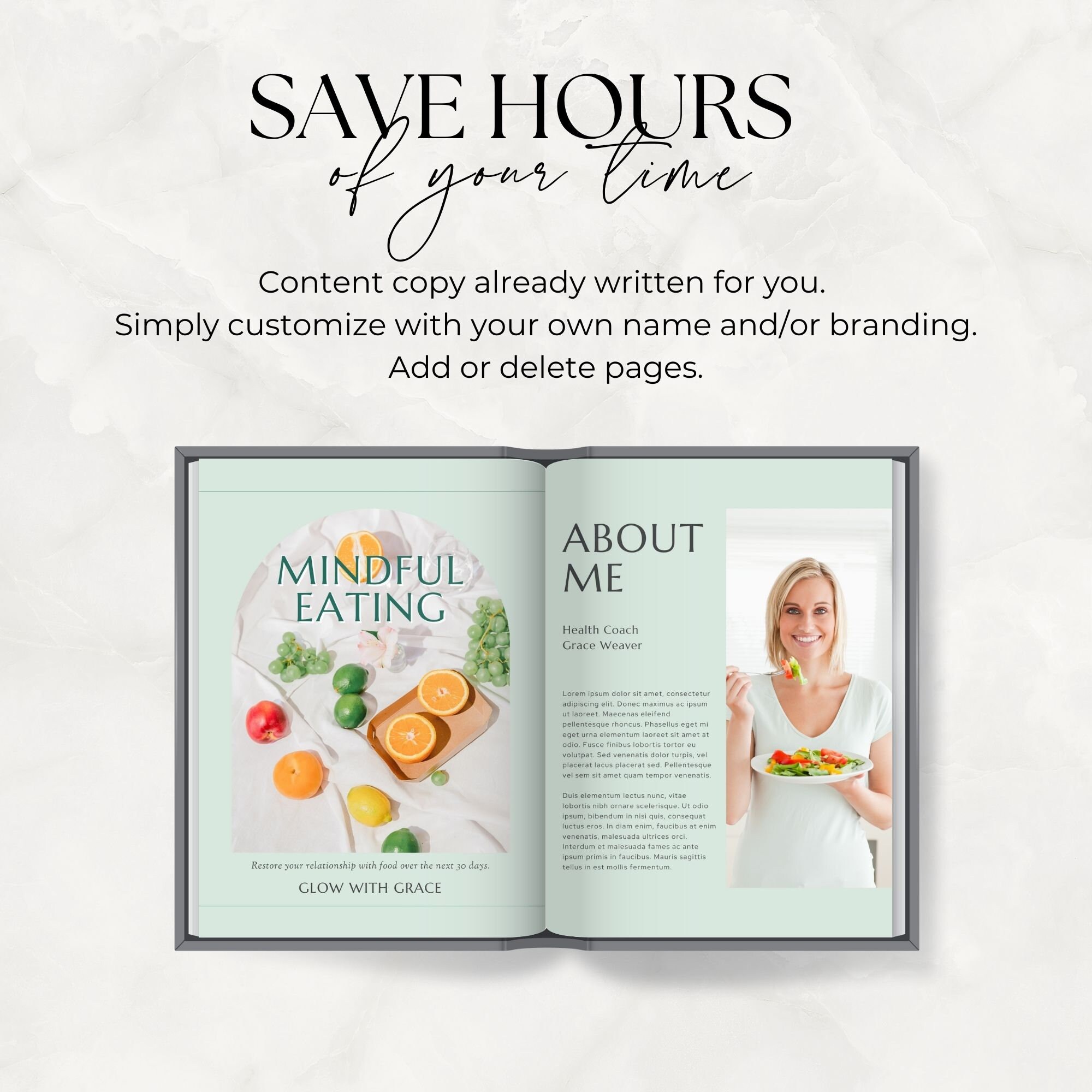 Health Coaching Program Template Nutrition Coach - Etsy