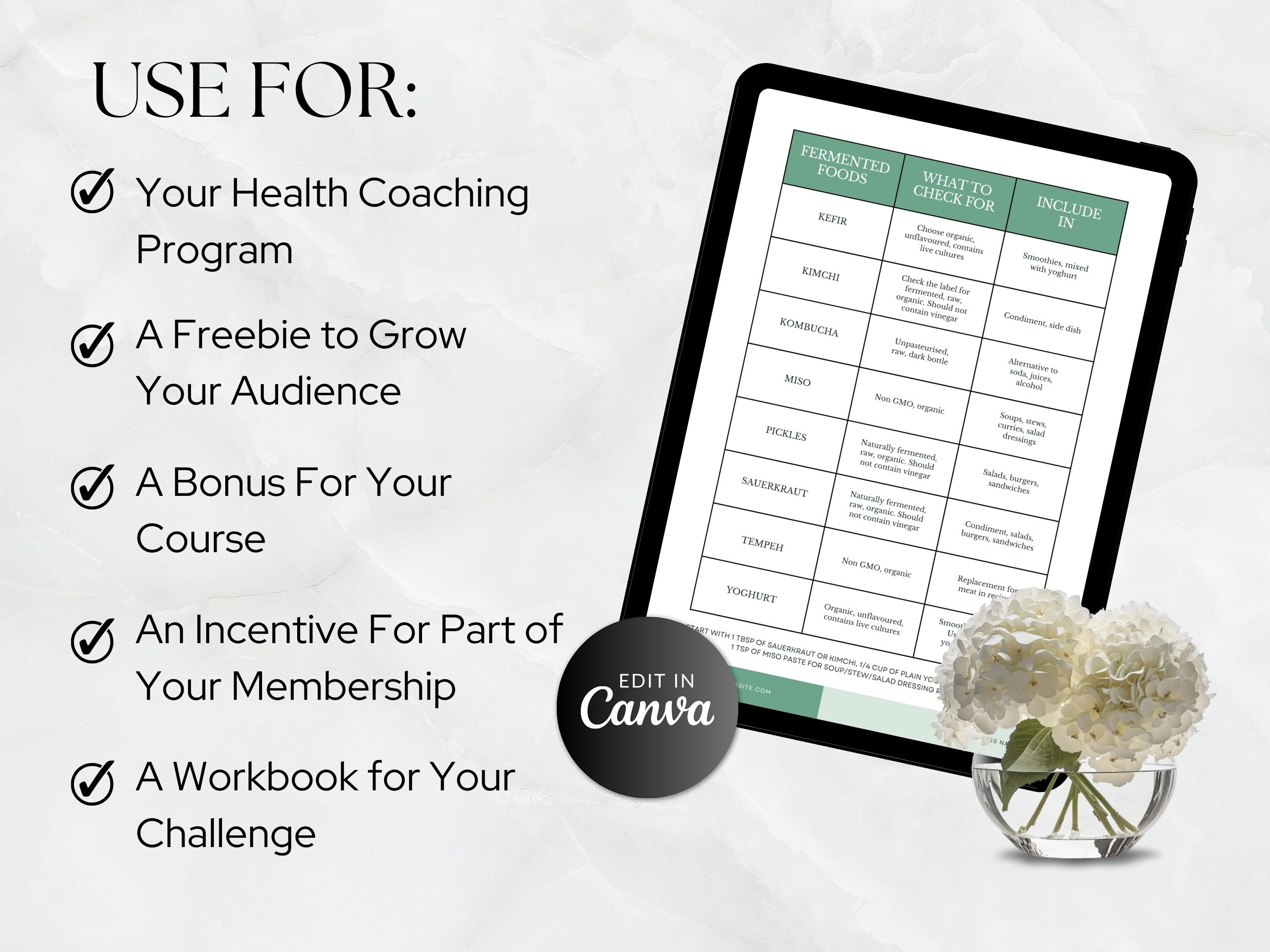 Health Coaching Program Template, Nutrition Coach, Healthy Gut ...