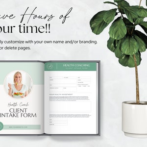 Health Coach Intake Form, Client Onboarding Questionnaire, PDF Fillable ...