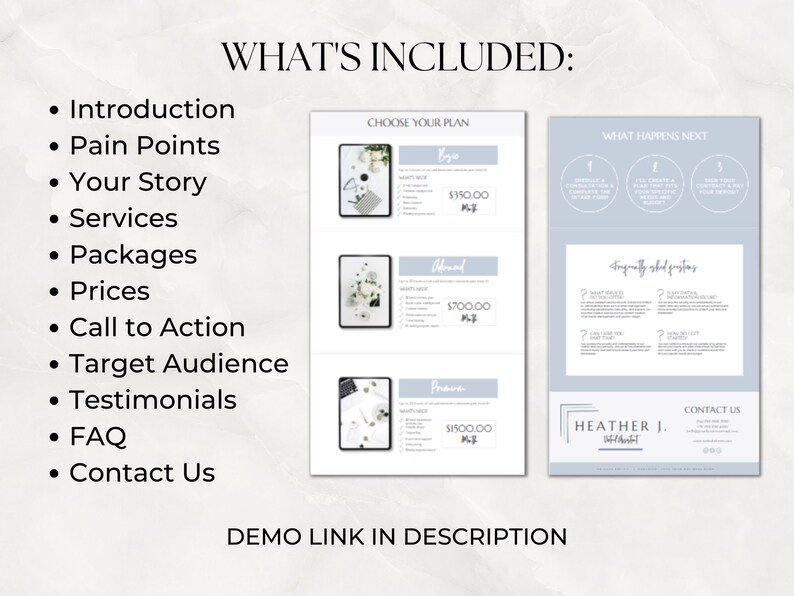 Virtual Assistant Website Template Canva, VA Templates, Social Media ...