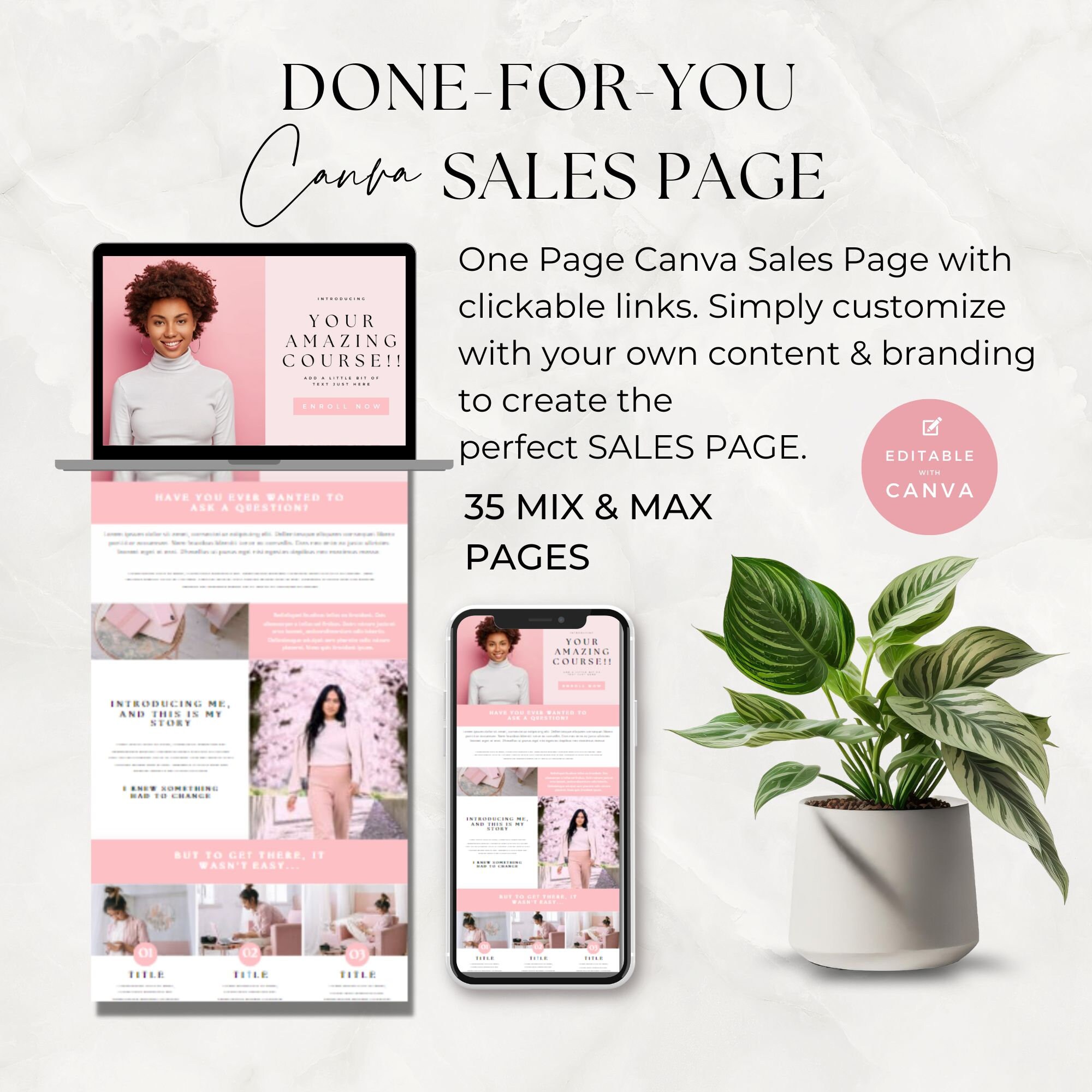 Course Creator Canva Template, Course Creation Planner, Online Course ...