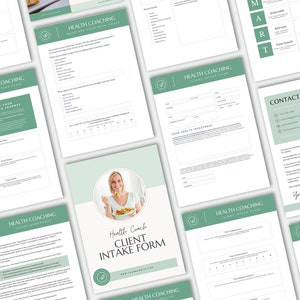 Health Coach Intake Form, Client Onboarding Questionnaire, PDF Fillable ...