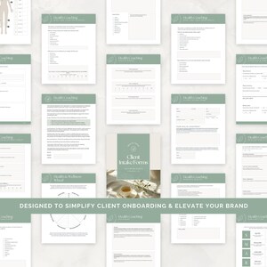 Health Coach Intake Forms, New Client Questionnaire, Wellness Coaching ...