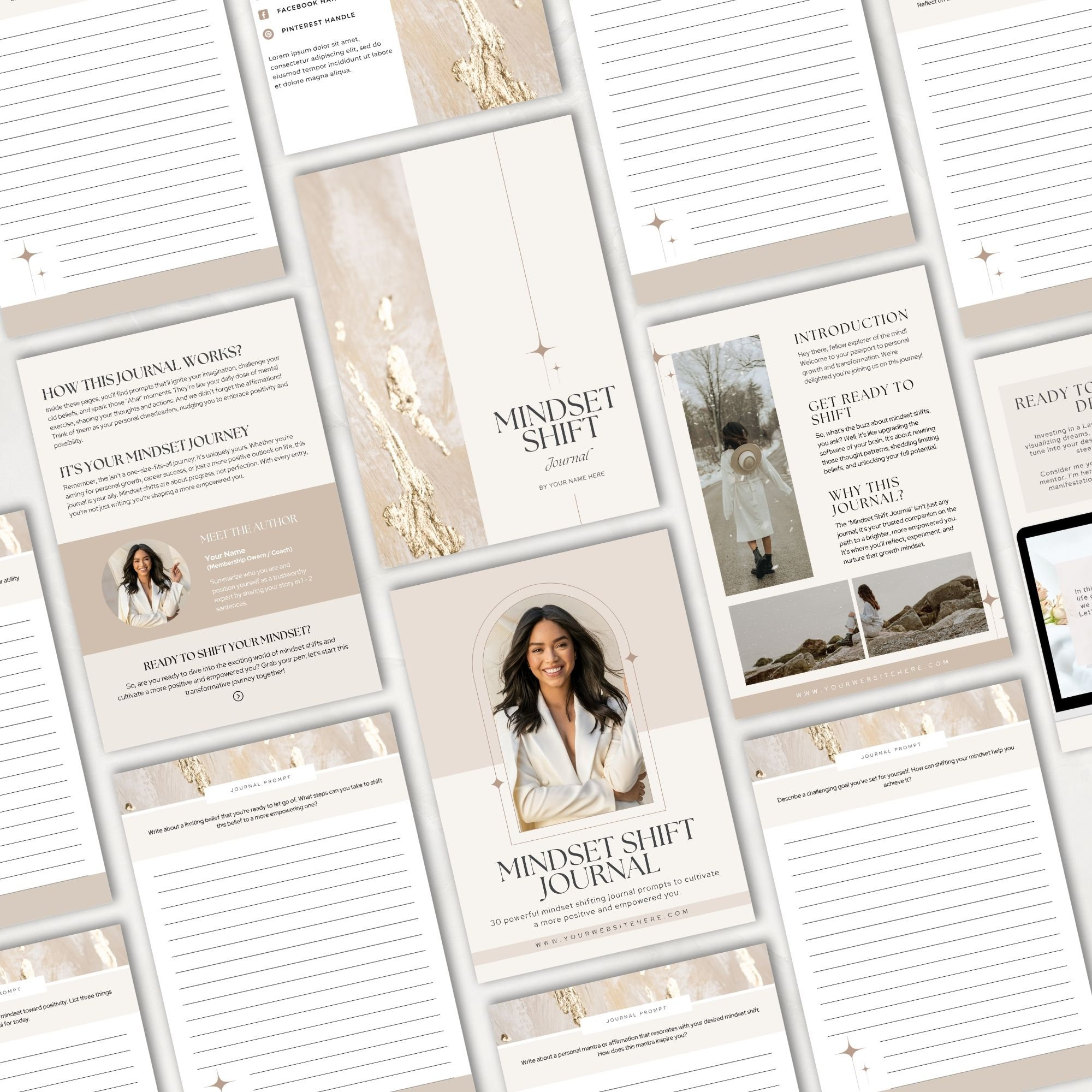 Mindset Shift Workbook, Personal Development Coaching Tool, Journal ...