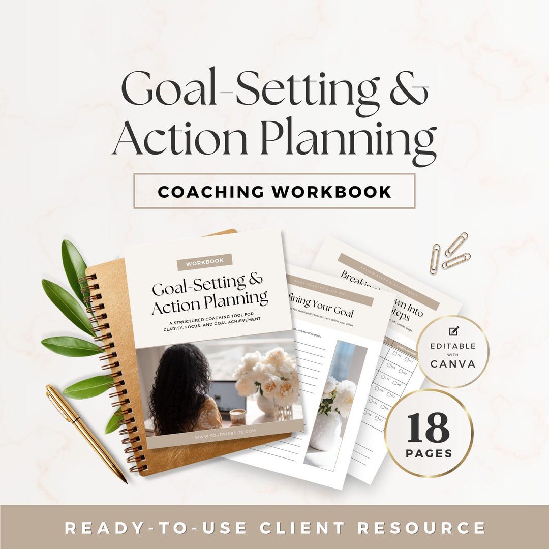 Goal Setting Workbook for Coaches | Mindset and Life Coaching ...