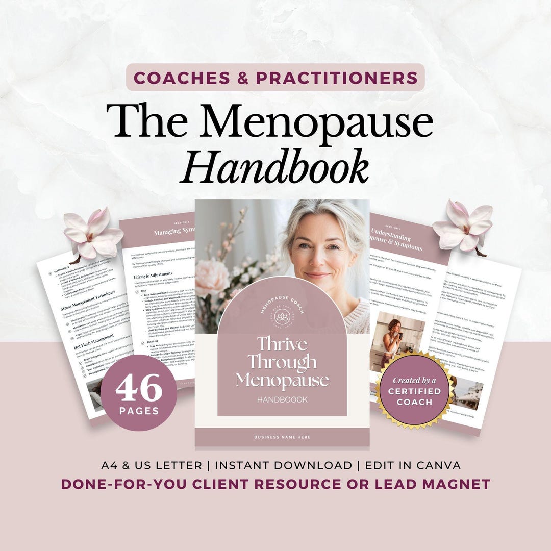Menopause Guide for Women's Wellness Coaches, Hormone Health Coaching ...