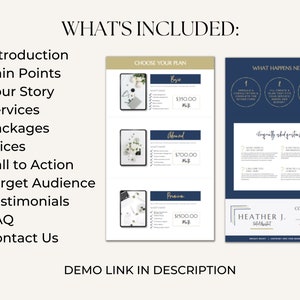 Virtual Assistant Website, Canva Template, VA Templates, Social Media ...