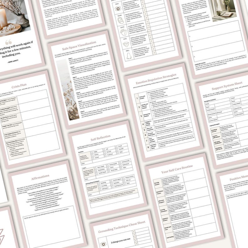 Self-soothing Toolkit Template Canva, Done for You Editable Resource ...