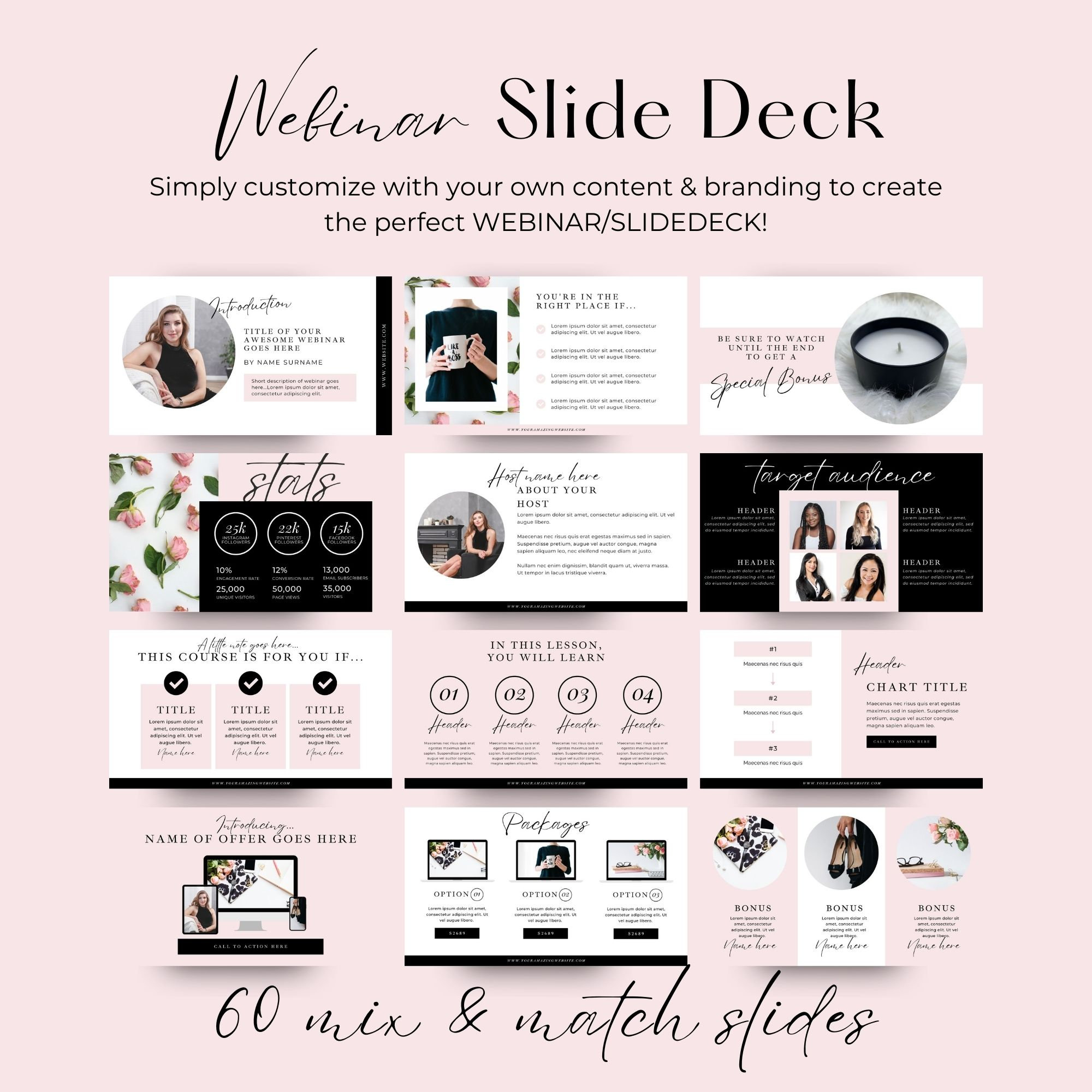 Course Creator Template Bundle, Online Course Canva Templates Bundle ...