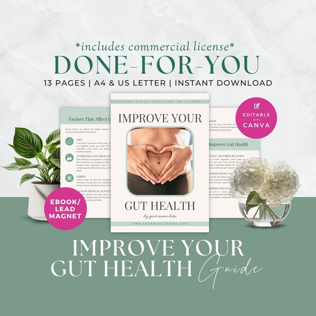 Gut Health Content, Health Coaching Program Template, Nutrition Coach ...