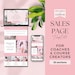 High Converting Sales Page Canva Template, Sales Page Template, Online ...
