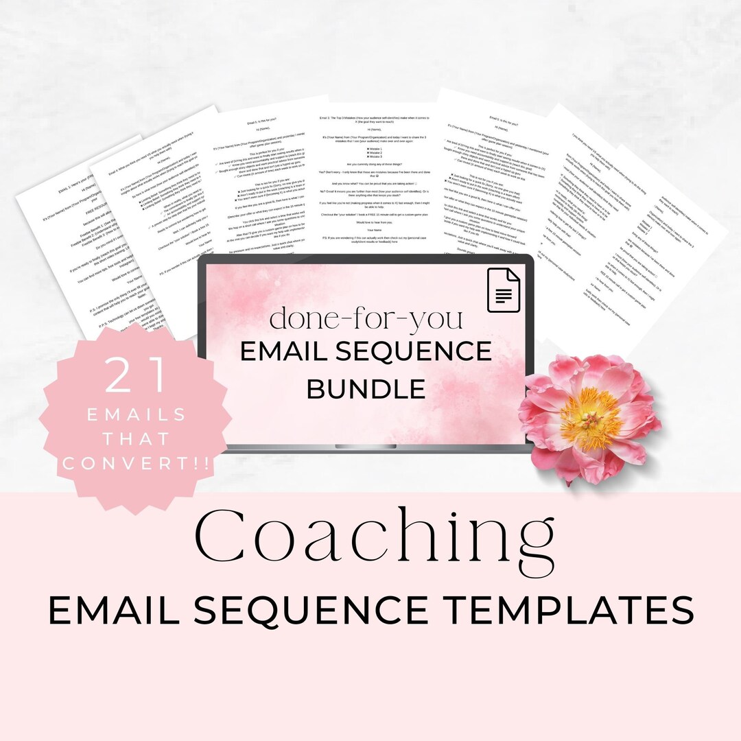 Email Sequence to Get Clients, Done for You, Email Marketing Swipe File ...