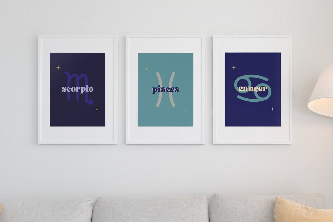 Cancer Poster 2:3 Wall Art Trendy Aesthetic Print Cancer - Etsy