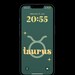 Taurus Phone Wallpapers Zodiac Signs Phone Background Astrology Symbols ...