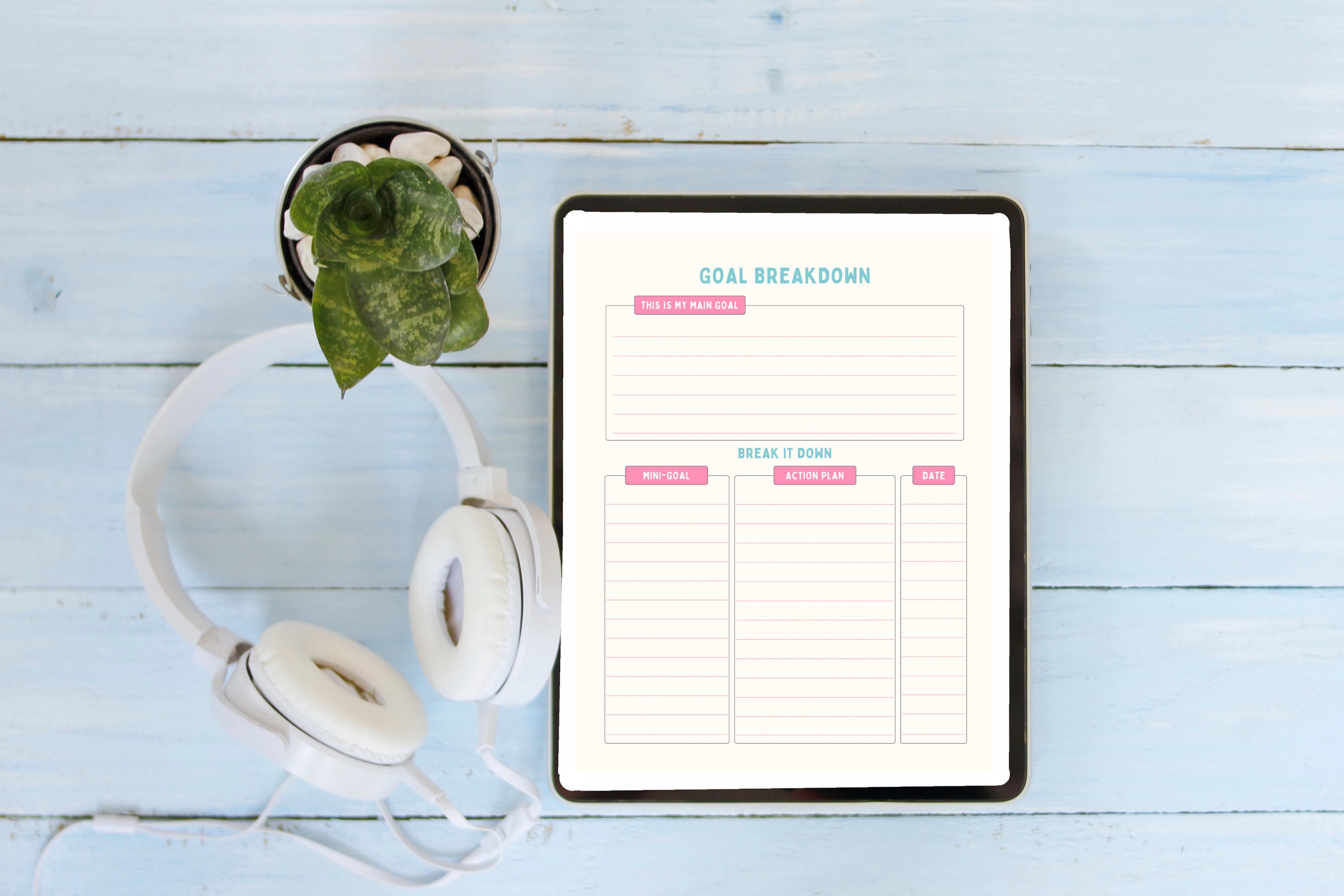 ADHD Printable Planner ADHD Student Planner Kids Daily Planning, Goal ...