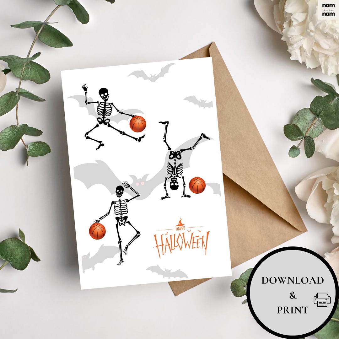 Digital Halloween Card Printable Halloween Card Printable Funny ...