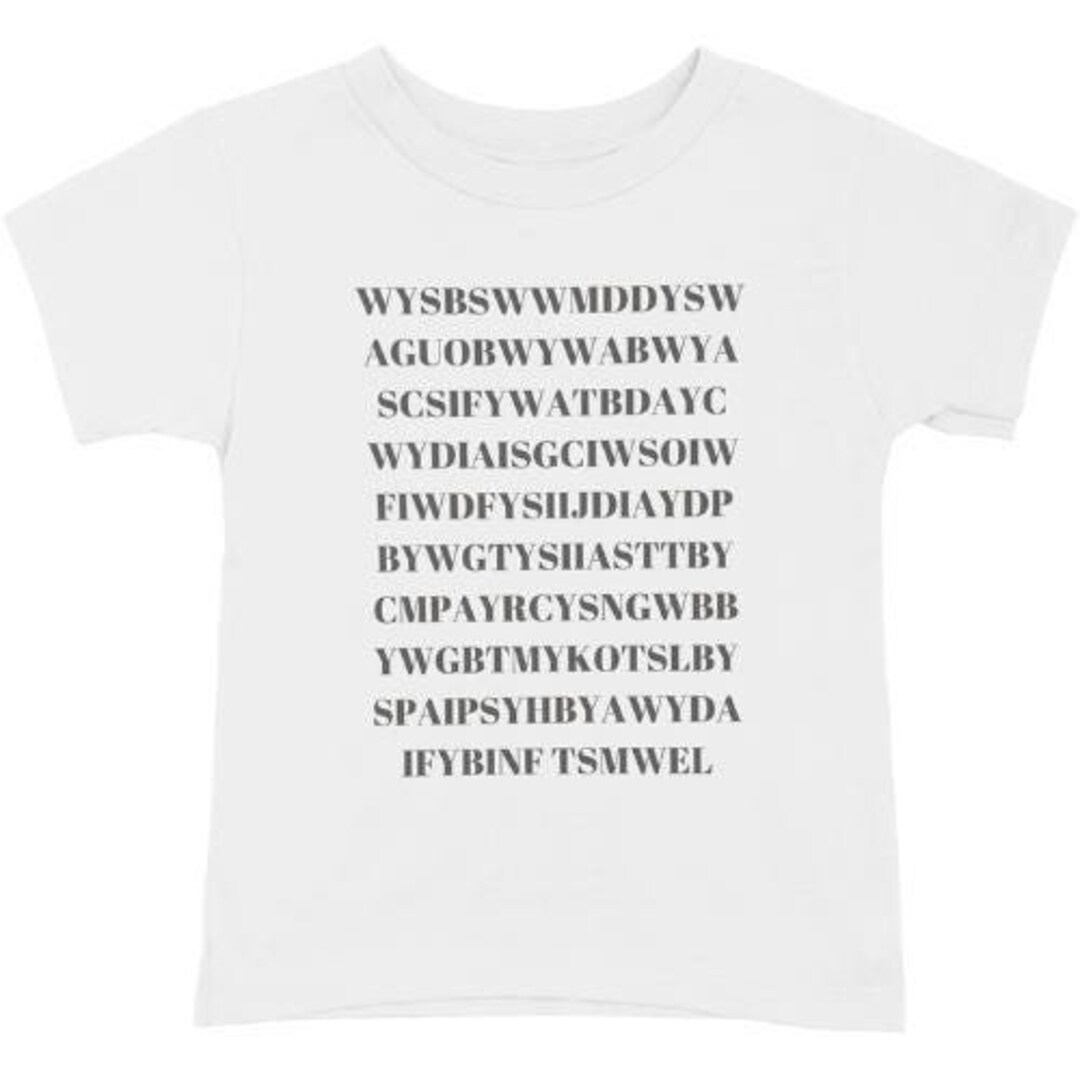 Taylor Swift the Smallest Man Who Ever Lived TSMWEL Bridge T Shirt ...