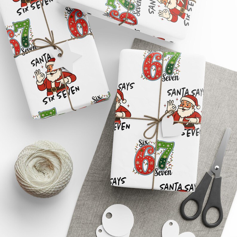 67 Meme Wrapping Paper Christmas, Funny Gift Wrap for Birthdays ...