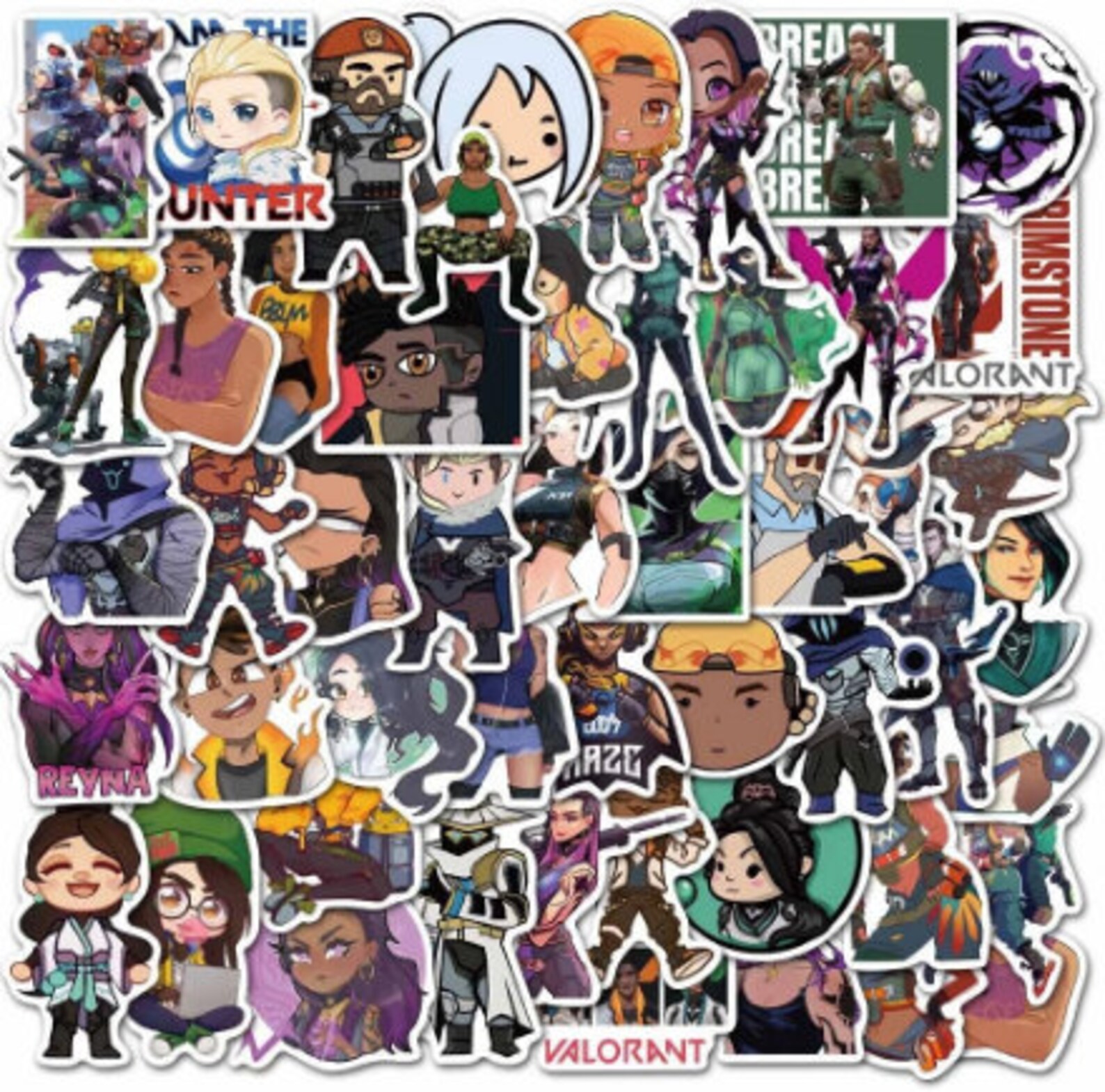 VALORANT Valorant Stickers Cute Valorant Stickers Riot - Etsy