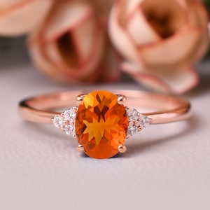 Fire Opal Ring - Etsy