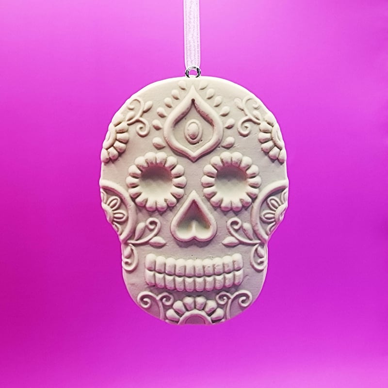 Sugar Skull Ornament - Etsy