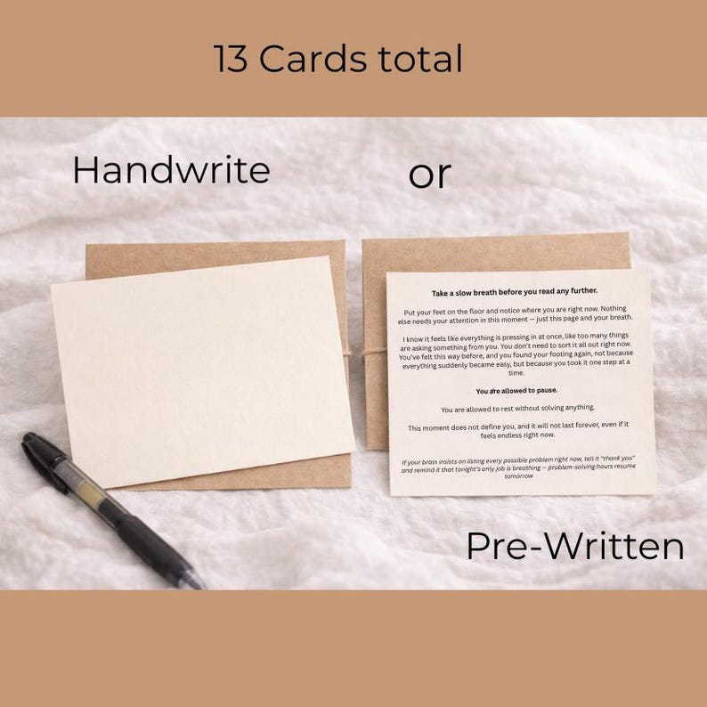 Open When Letters | Choose Pre-written or Blank Cards | Comfort Gift ...