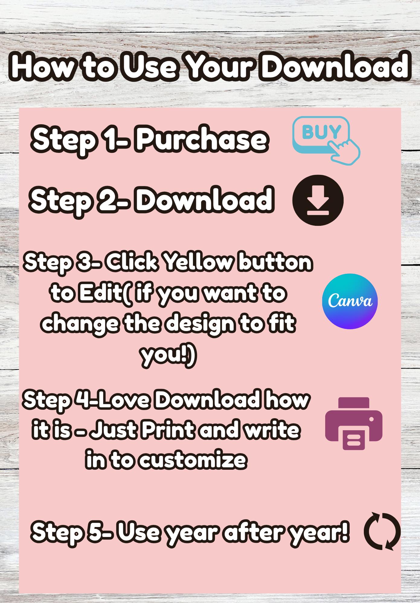 Screen Time Ticket System: Editable Chore Chart & Reward Tracker ...