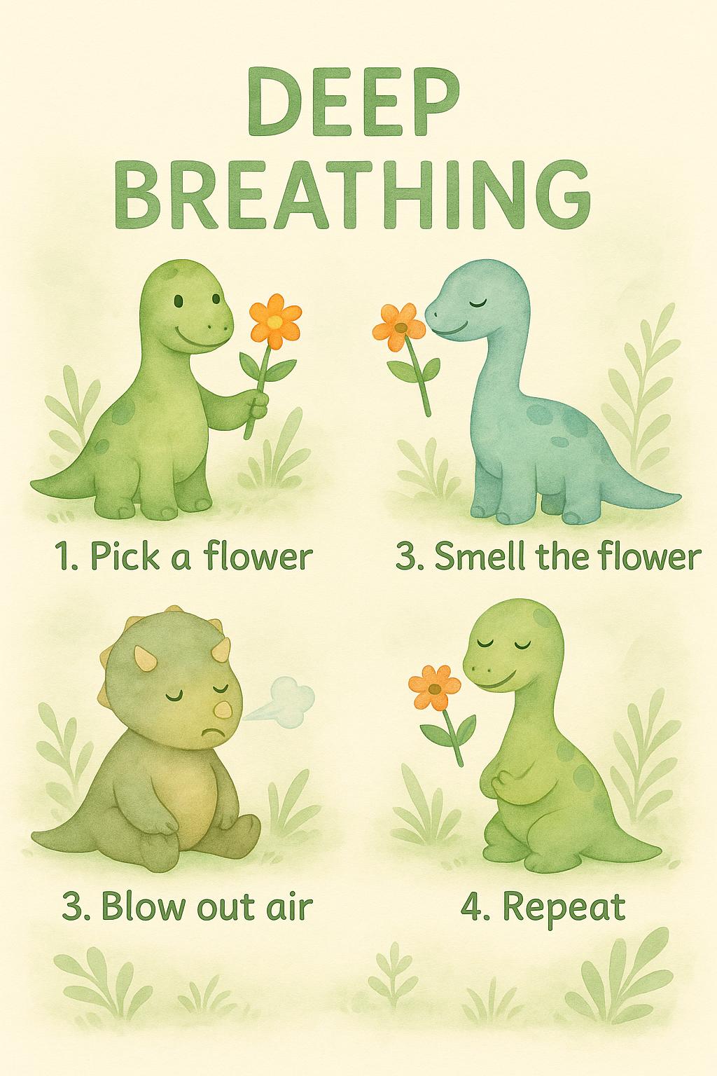 Dino Emotional Chart Pack - Etsy