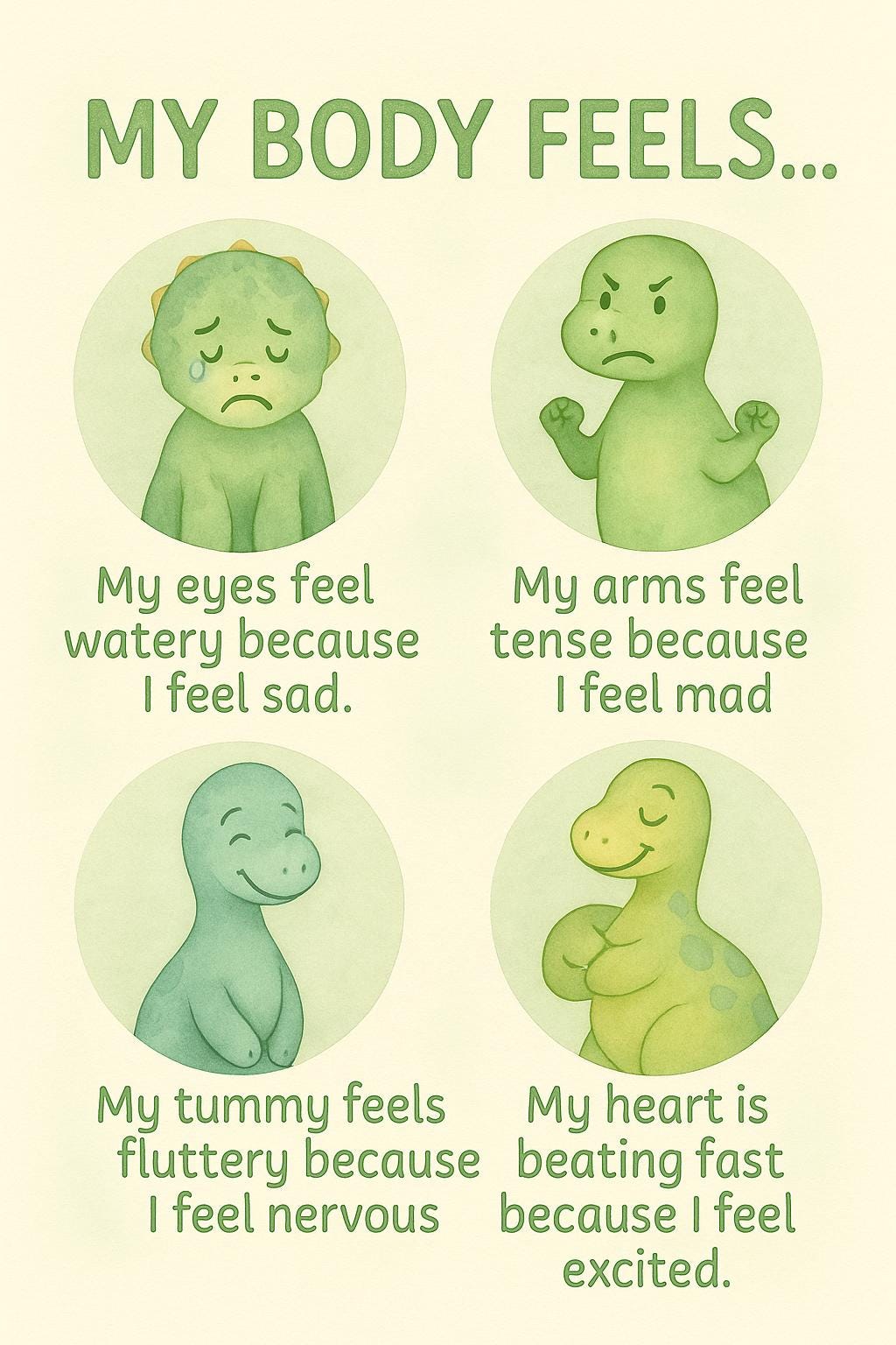 Dino Emotional Chart Pack - Etsy