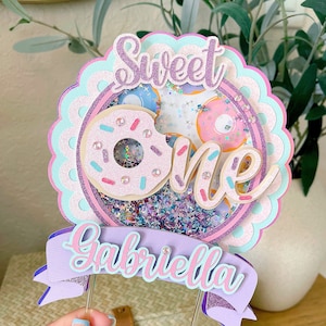 Sweet One Cake Topper Donut Cake Topper Sweet One Birthday - Etsy