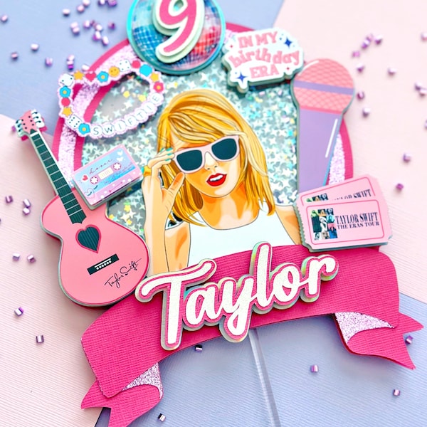 Taylor Swiftie Cake Toppers - Etsy
