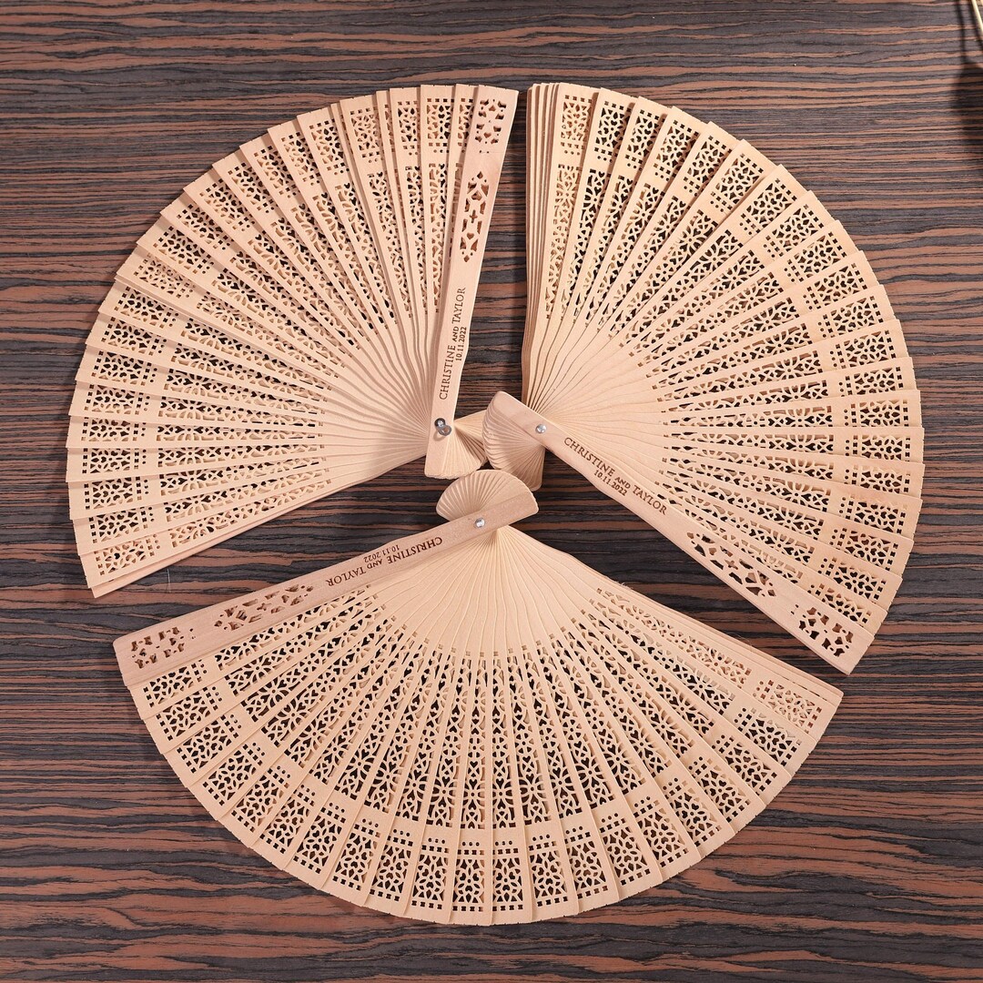 Bulk Wedding Fans Rustic Fans Wedding Favors Fan Personalized Wedding ...