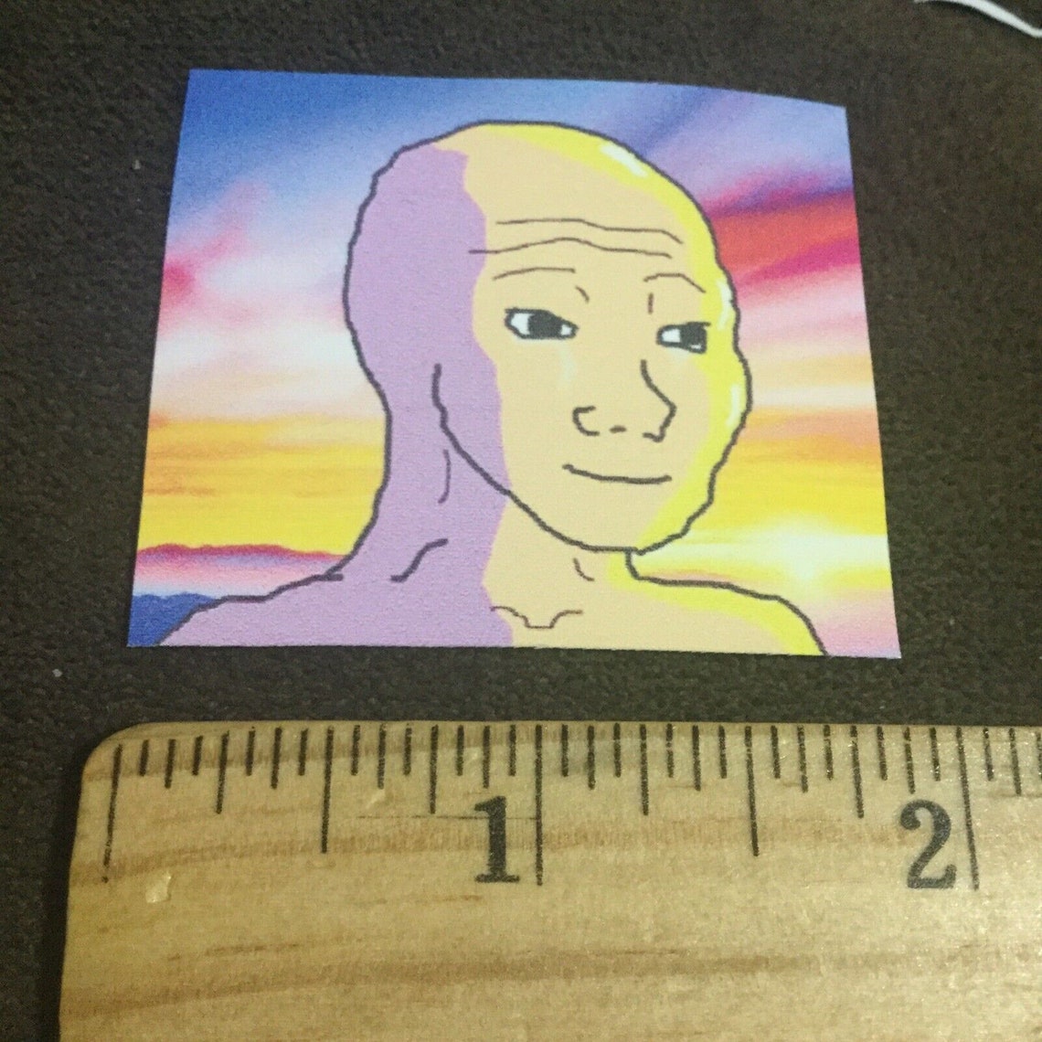 Wojak Bloomer Crying Sunset Meme Sticker Feels Guy Rage Vinyl - Etsy