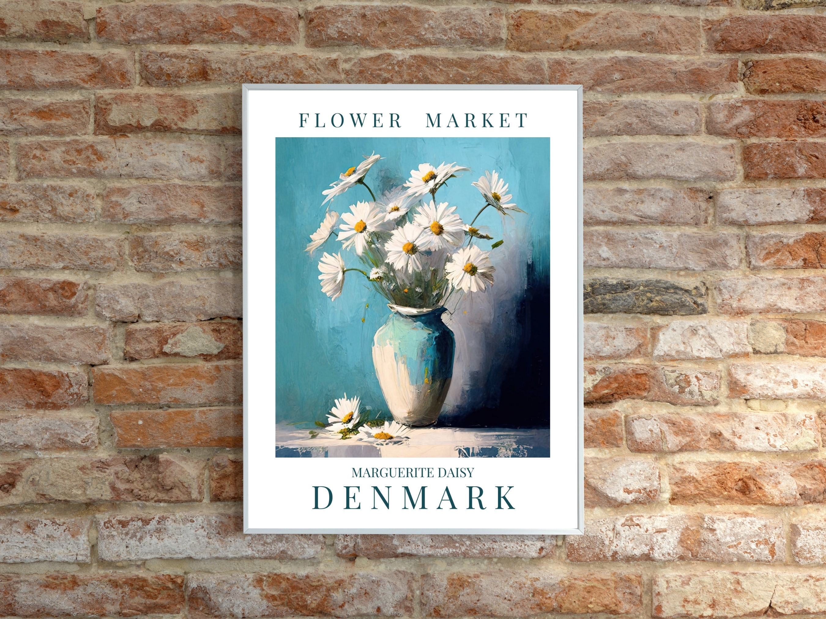 Denmark National Flower Poster, Flower Market Print, Printable Wall Art ...