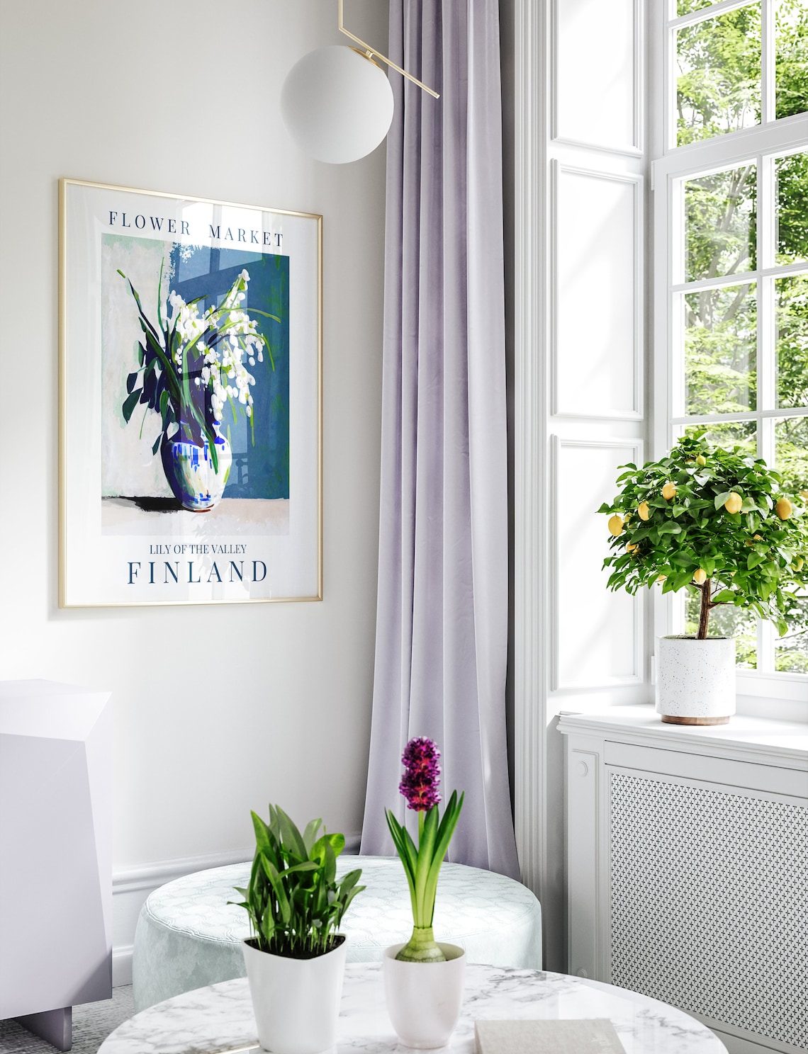 Finland National Flower Poster, Flower Market Print, Printable Wall Art ...
