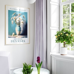 Denmark National Flower Poster, Flower Market Print, Printable Wall Art ...