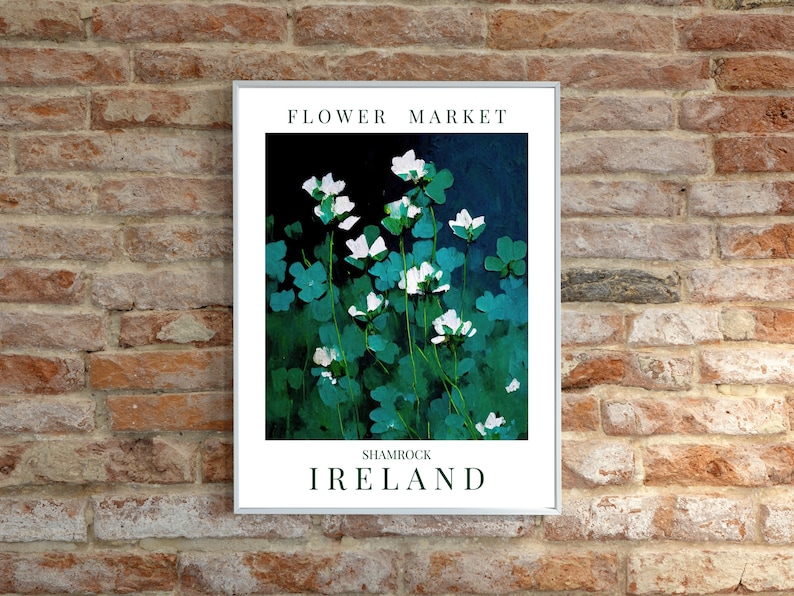 Ireland National Flower Poster, Flower Market Print, Printable Wall Art ...