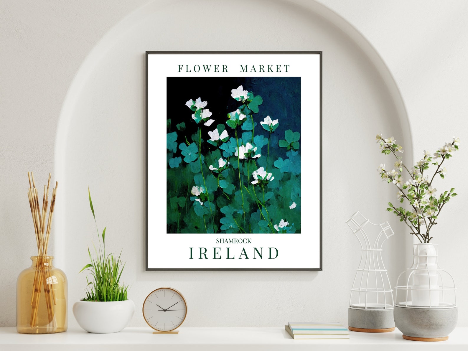 Ireland National Flower Poster, Flower Market Print, Printable Wall Art ...