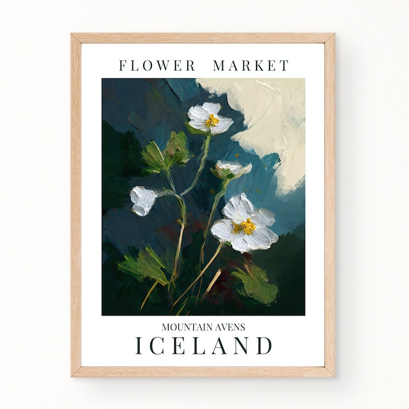Plants of Iceland Poster - Etsy