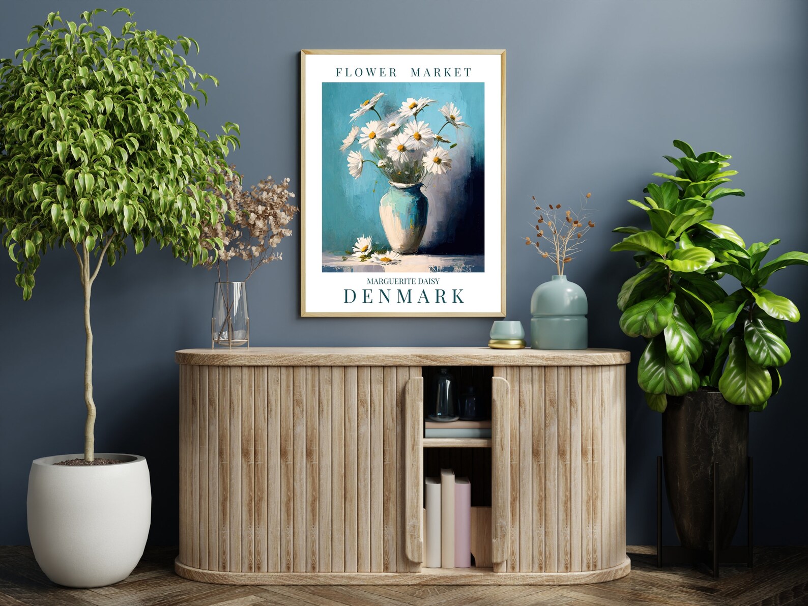 Denmark National Flower Poster Flower Market Print Printable - Etsy