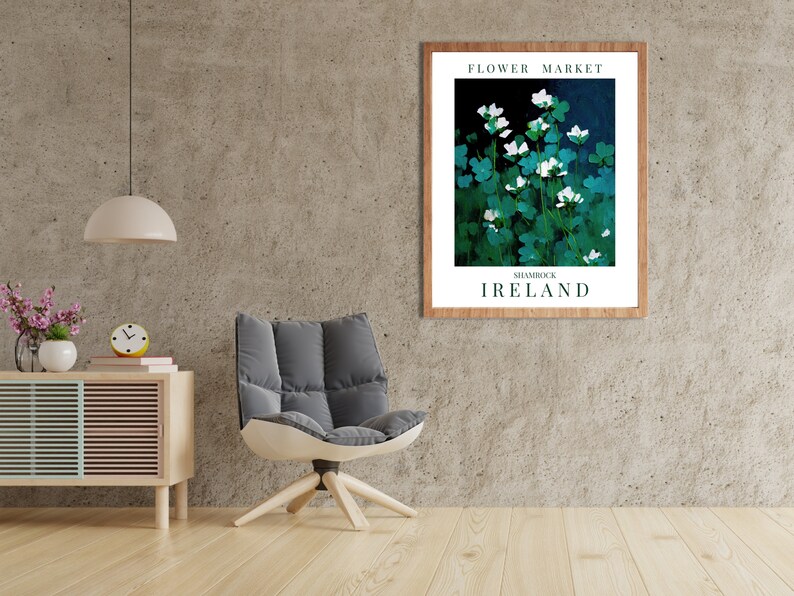 Ireland National Flower Poster Flower Market Print Printable - Etsy
