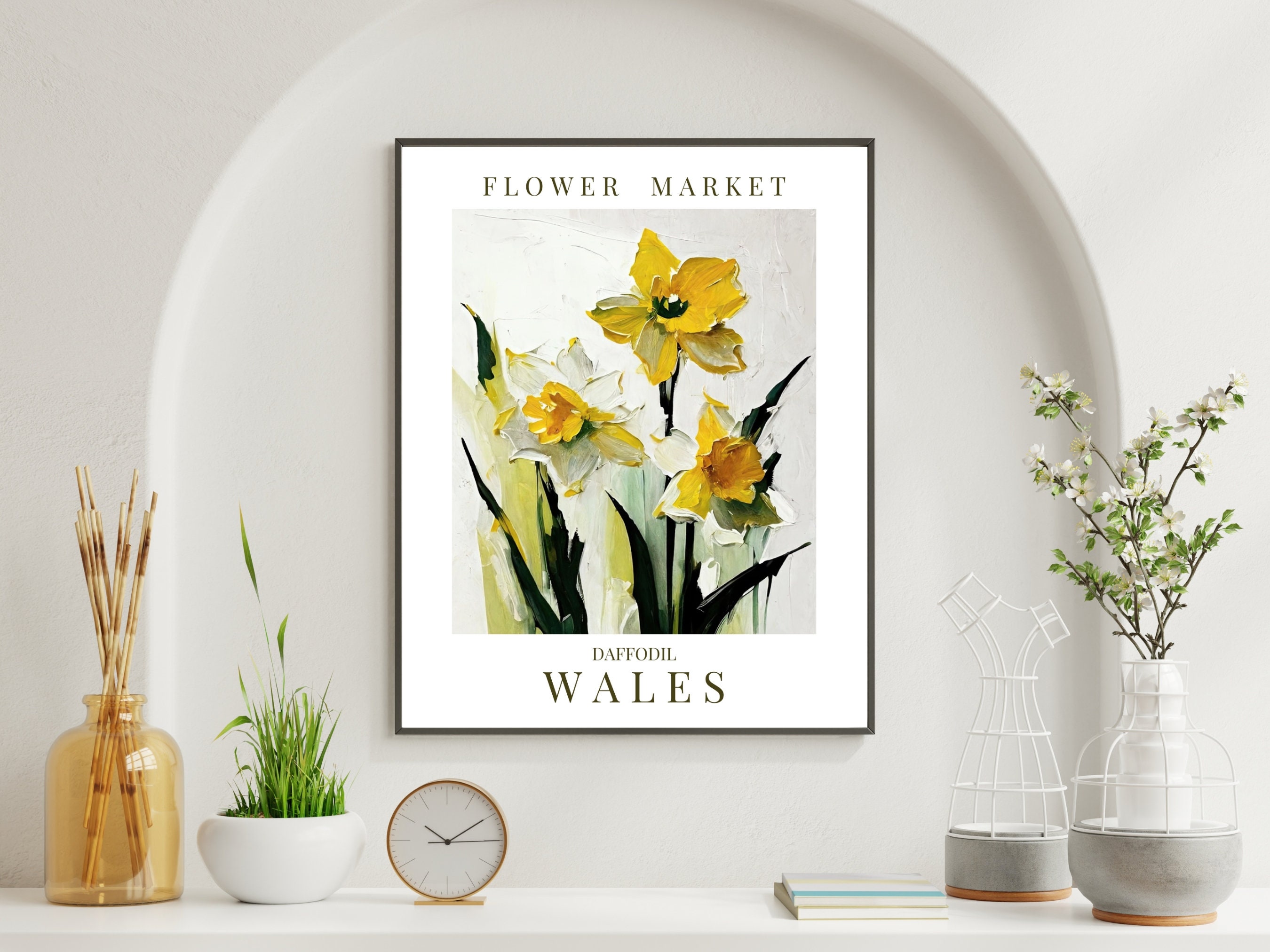 Wales National Flower Poster, Flower Market Print, Printable Wall Art ...