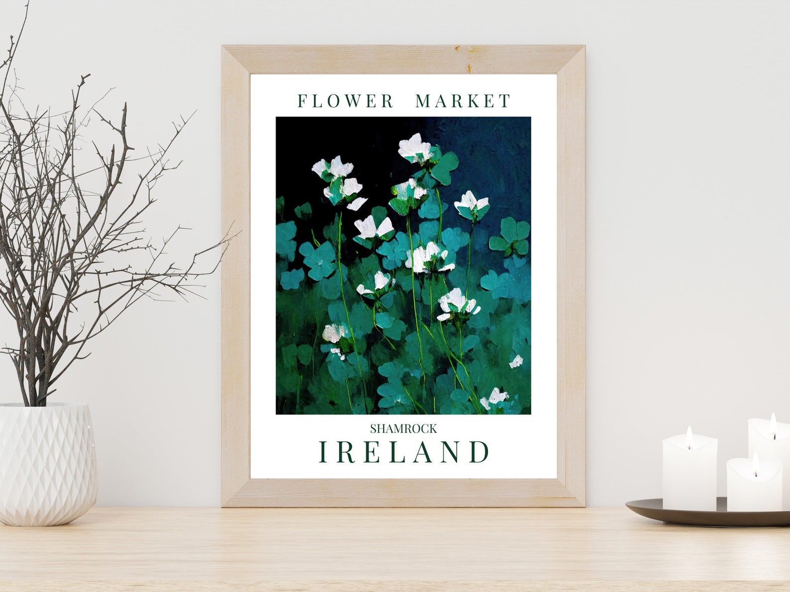 Ireland National Flower Poster, Flower Market Print, Printable Wall Art ...