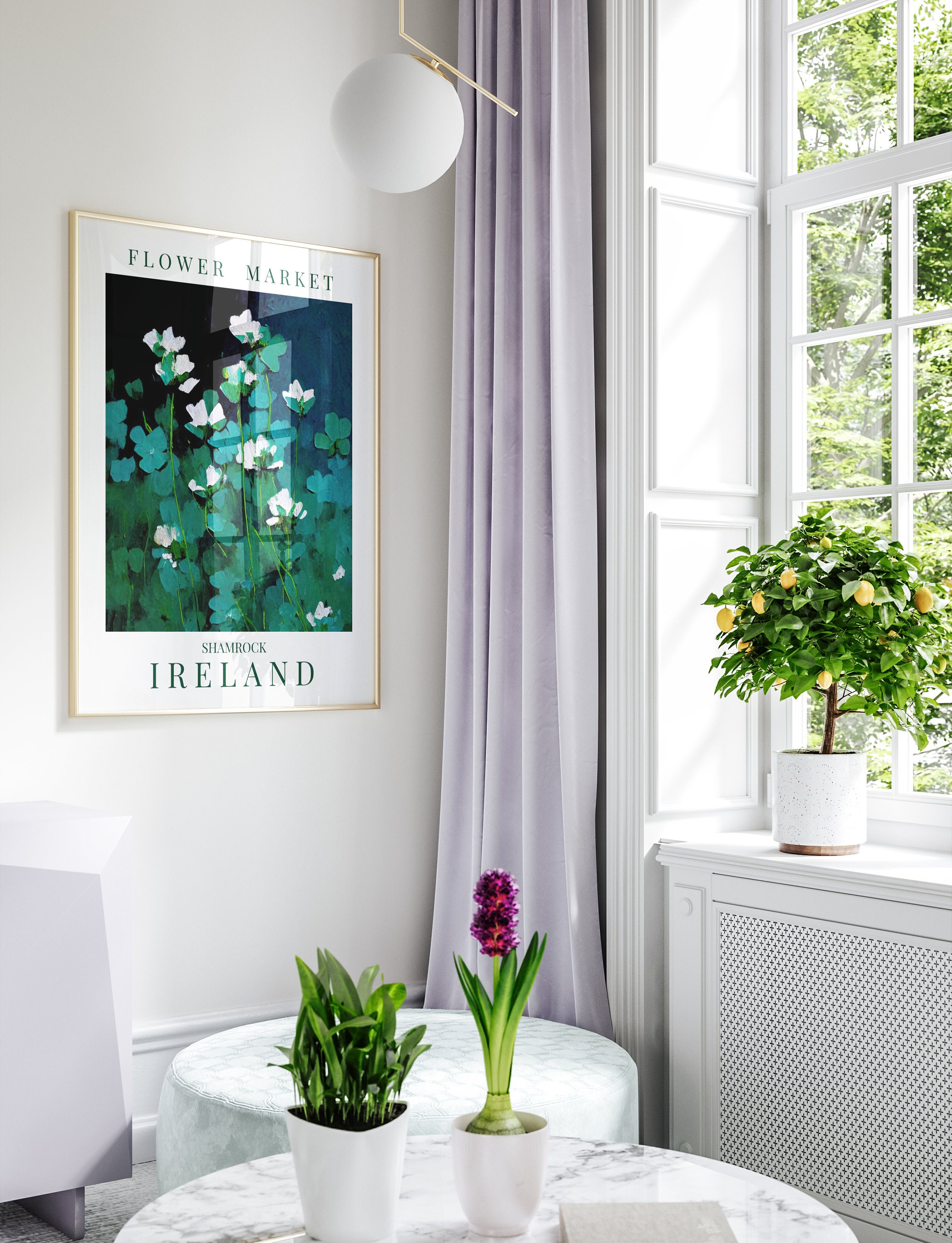 Ireland National Flower Poster, Flower Market Print, Printable Wall Art ...
