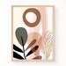 Boho Wall Art, Mid Century Modern Print, Neutral Color Print, Digital ...