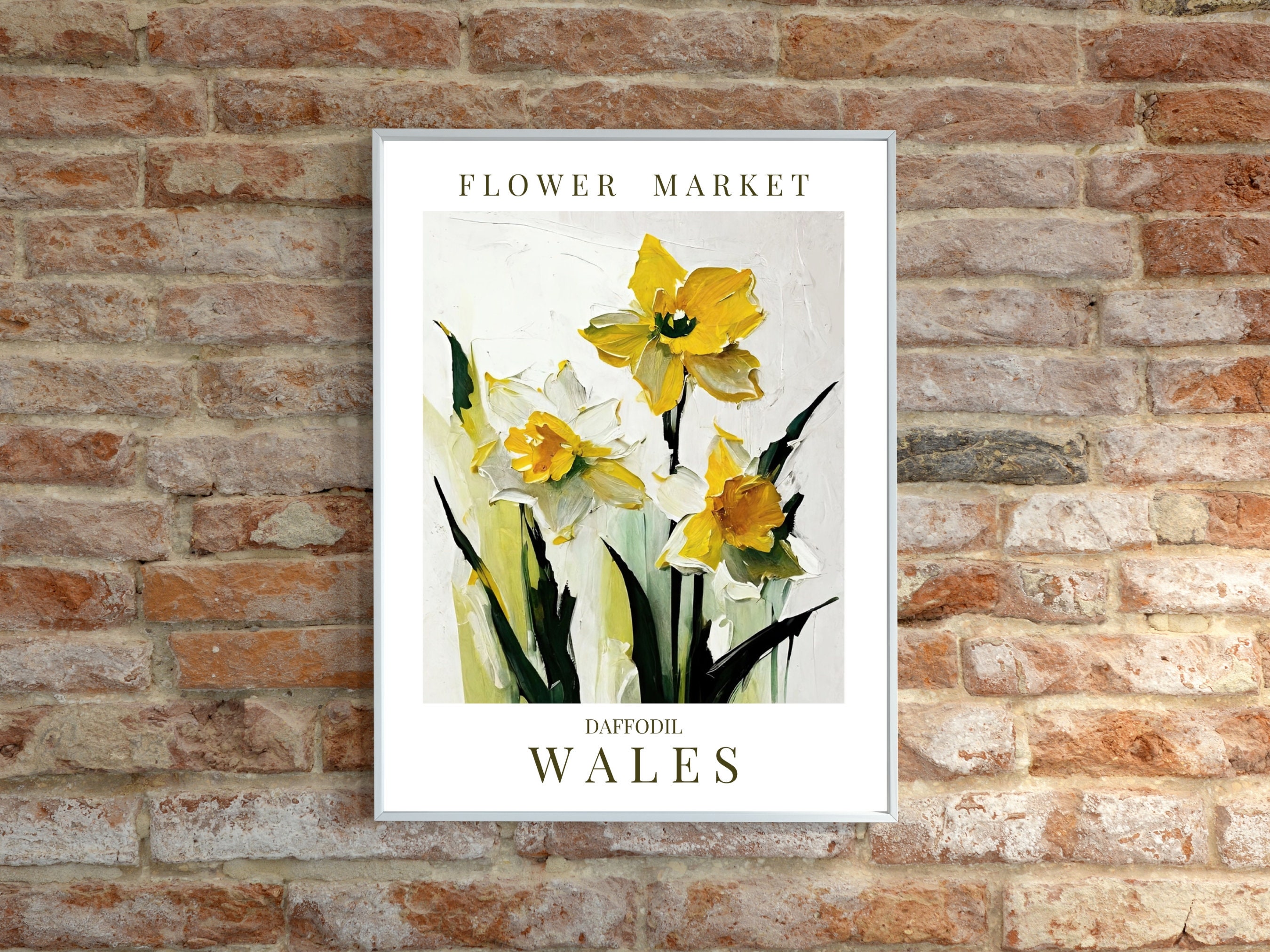 Wales National Flower Poster, Flower Market Print, Printable Wall Art ...