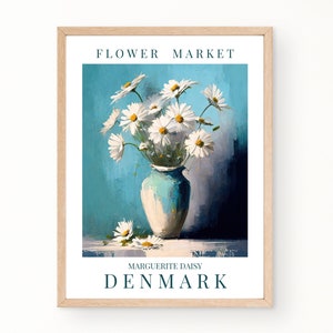 Denmark National Flower Poster, Flower Market Print, Printable Wall Art ...