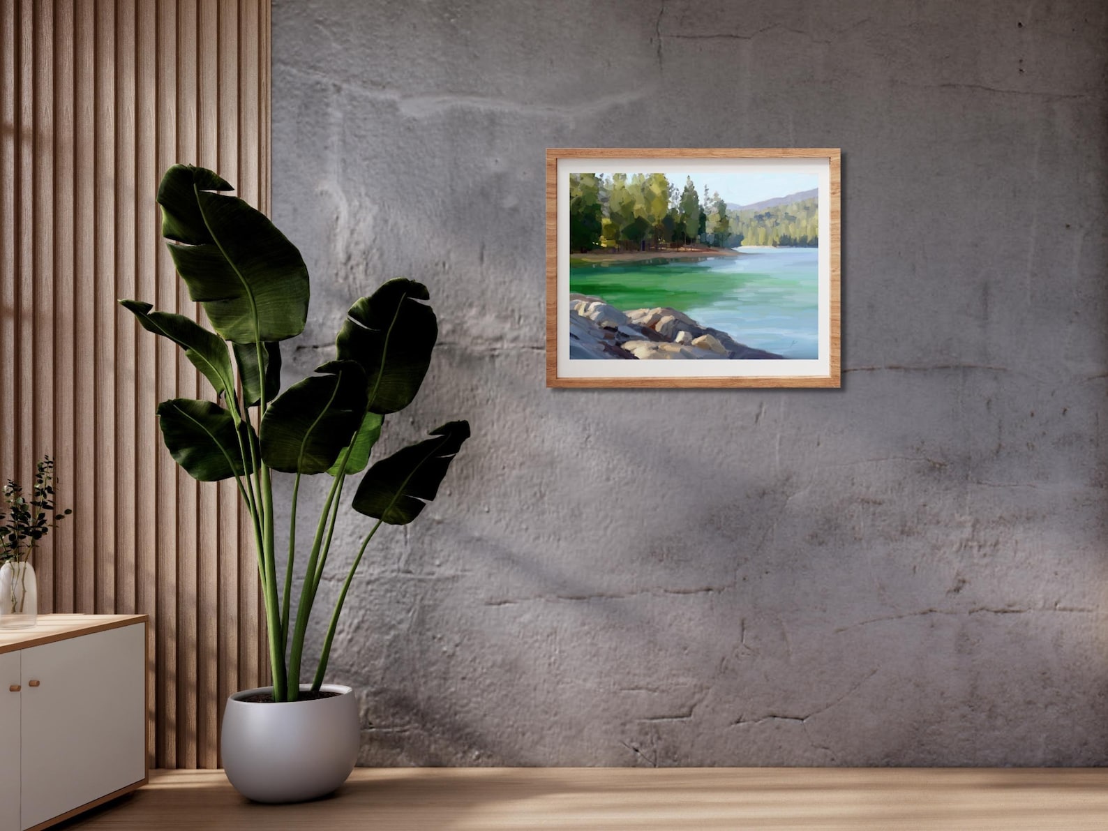 Lakeside Printable Wall Art, Scenic Lake Wall Art, Landscape Wall Art ...