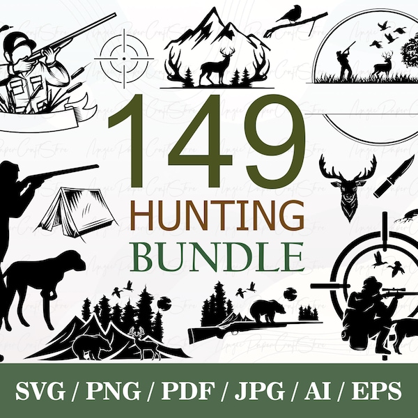 Hunting Svg - Etsy